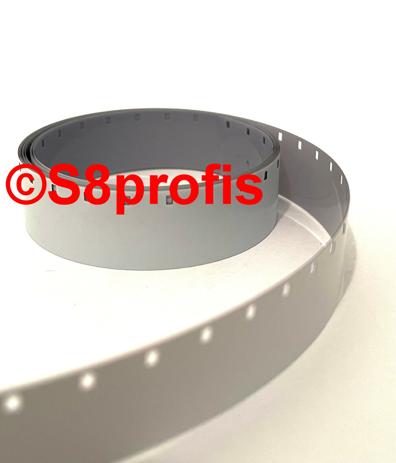 S8profis - 16mm film leader, white